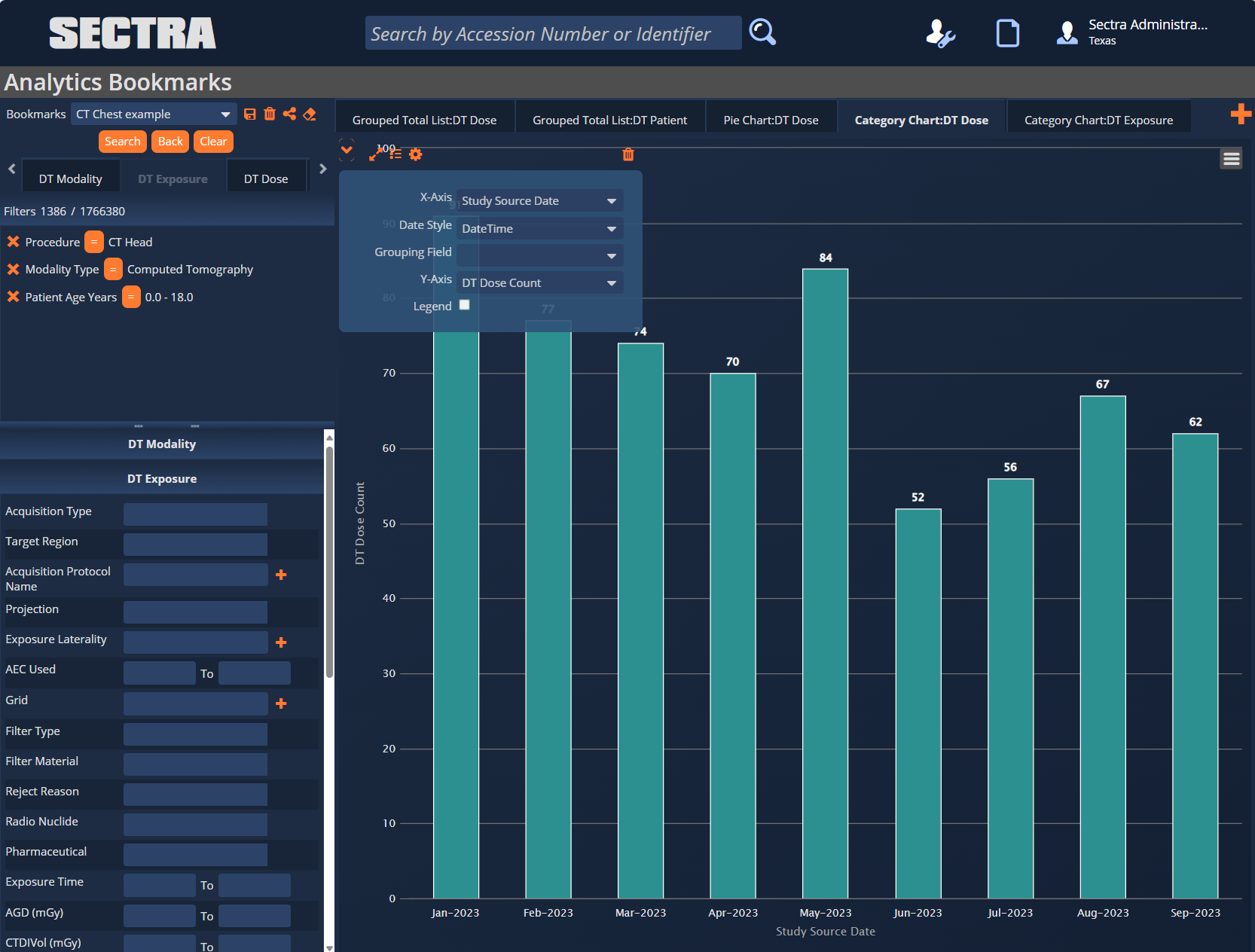 Build DoseTrack Analytics | Sectra Global E-learning